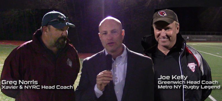 On Camera: Greenwich Rugby Coach Kelly, Xavier Coach Norris After Epic ...