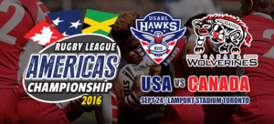 Canada hosts USARL Hawks, Americas Championship and Colonial Cup