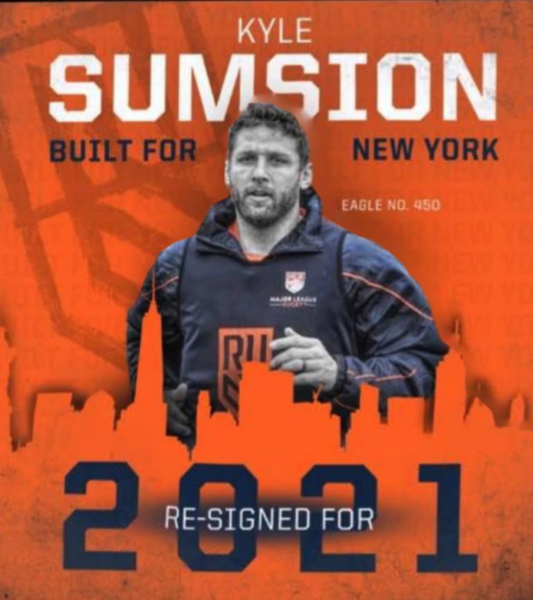 Did Rugby United NY Sign #MLR2020 MVP? Kyle Sumsion Returning.